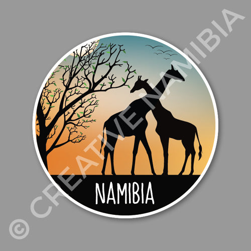Sticker - Giraffes – Creative Namibia