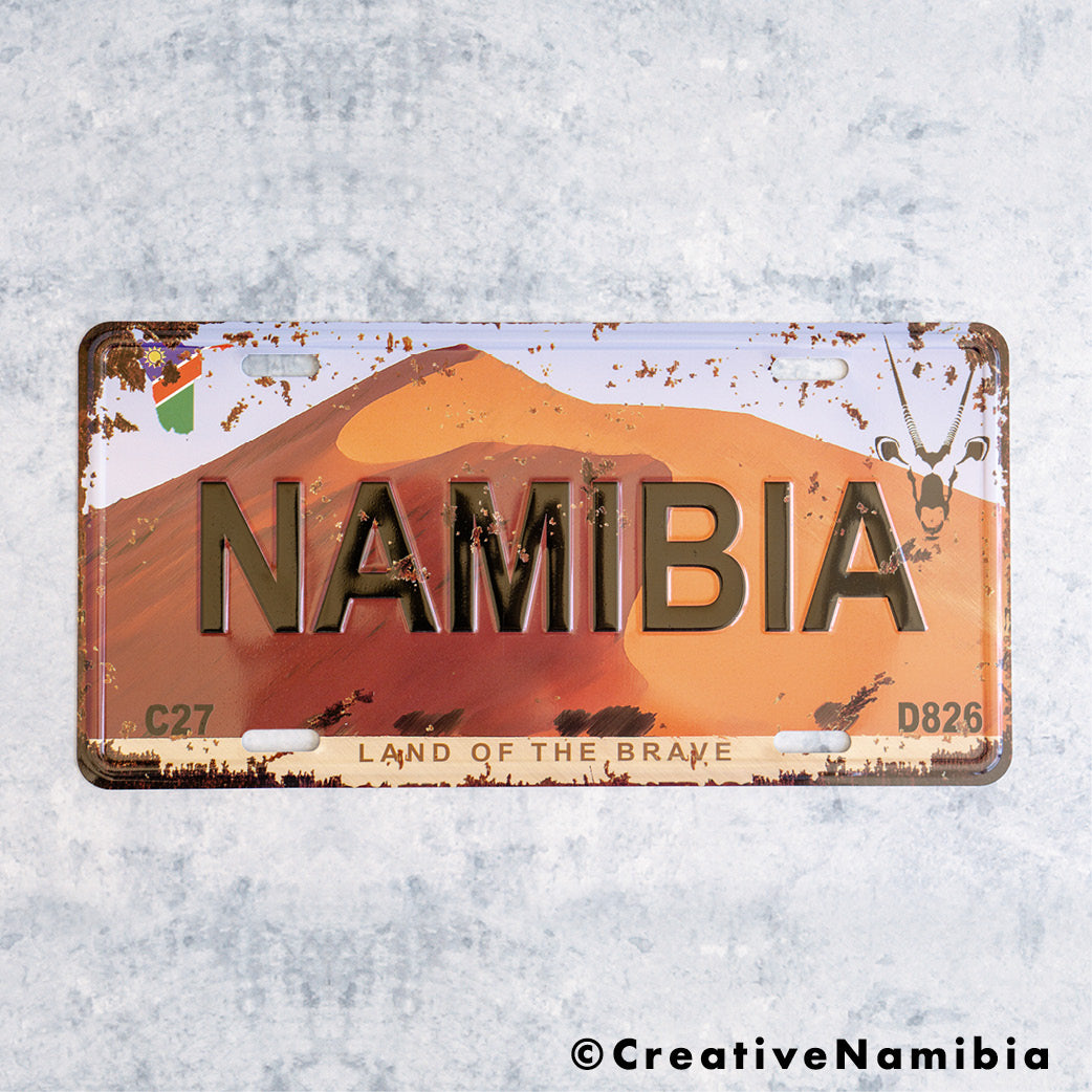 Number Plate - Namibia Dune – Creative Namibia