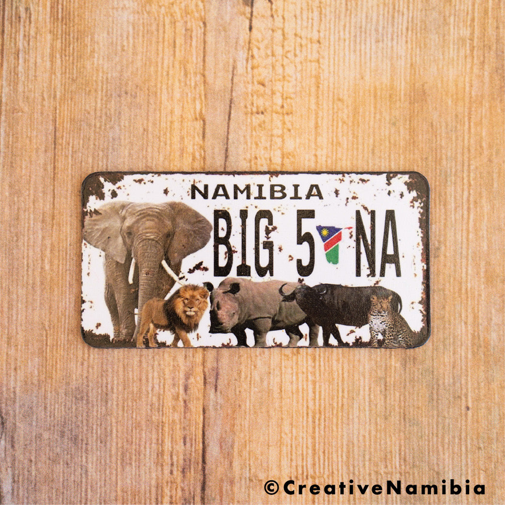 Magnet - Big5 Namibia Number Plate – Creative Namibia
