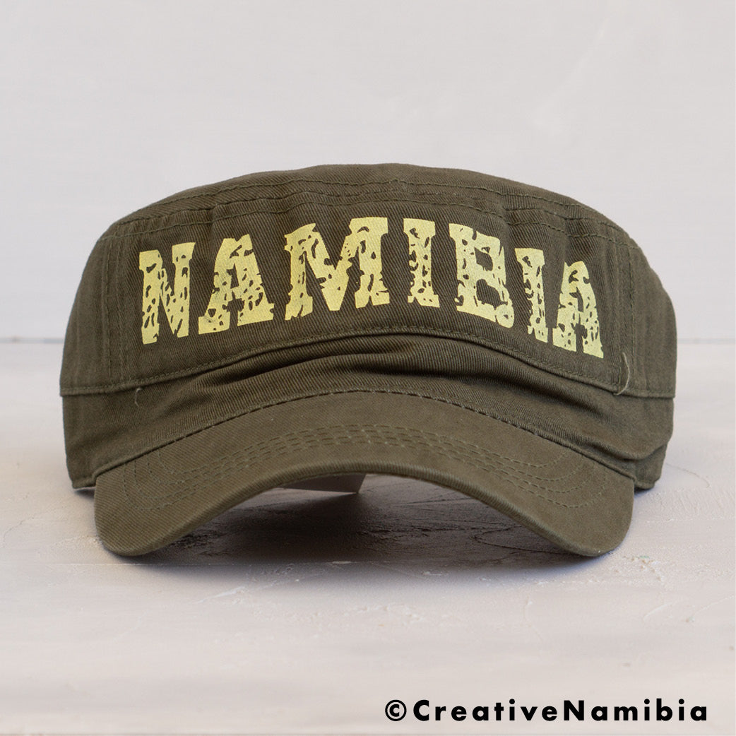 Military Style Namibia Cap - Khaki – Creative Namibia